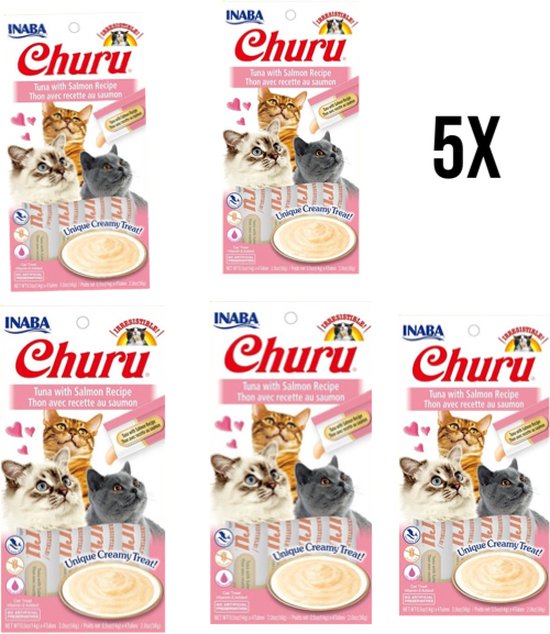 Inaba - Churu Tuna Salmon Kattensnack. | bol