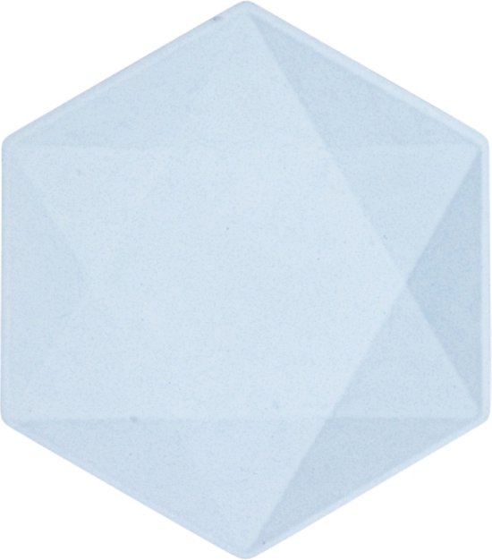 Lichtblauw Hexagon - Medium | bol