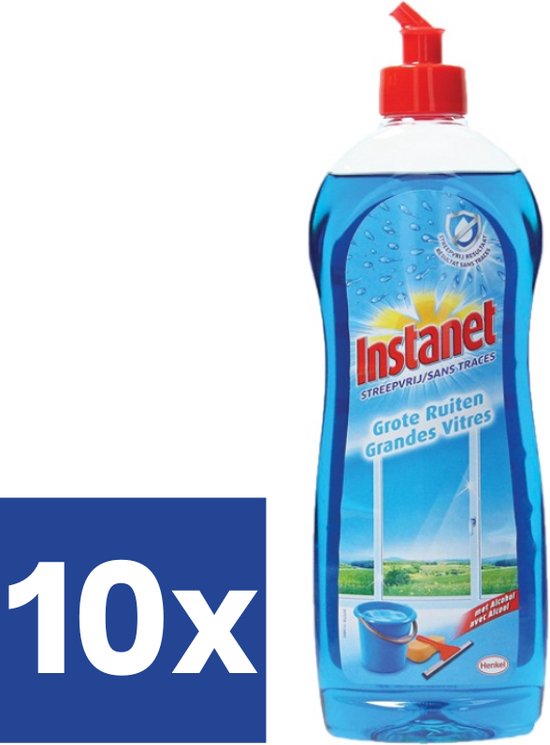Instanet Ruitenreiniger Streepvrij (Voordeelverpakking) - 10 x 750 ml | bol
