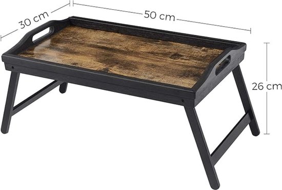 Foldable Tray - Ontbijt dienblad / opvouwbaar dienblad 30D x 50W x 26H ...