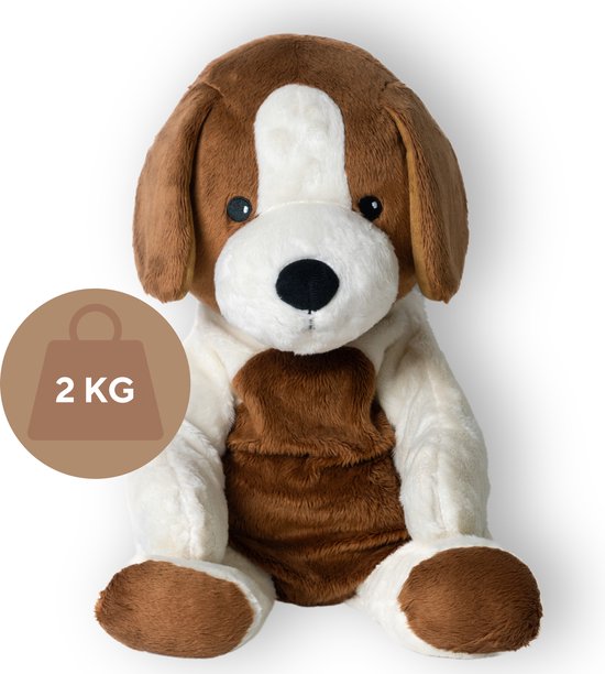 Lotgenootje Verzwaringsknuffel Hond - 45cm/2kg - Verzwaarde Knuffel ...