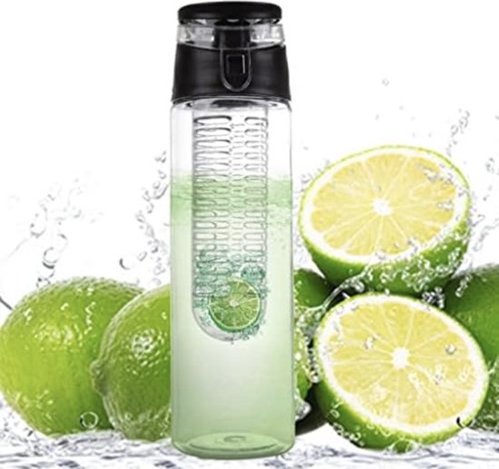 700 ml waterfles met fruitinzet van Tritan, BPA-vrije drinkfles met fruithouder,... | bol