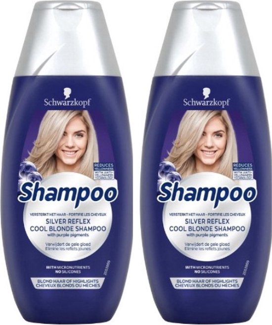 Schwarzkopf Shampoo - Silver Reflex Cool Blond - 2 x 250 ml | bol