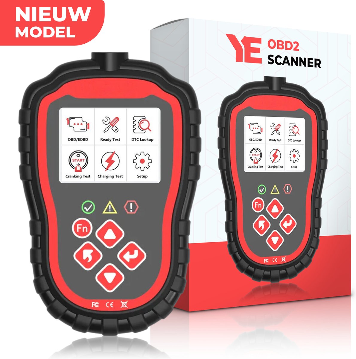 OBD Pro Scanner - OBD2 - Auto uitlezen - Storing Verwijderen - NL Taal ...