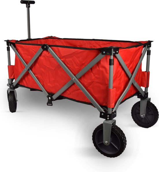 Bolderkar Opvouwbaar Met Duwstang | Tot 70 kg – 200L | Bolderwagon met ...