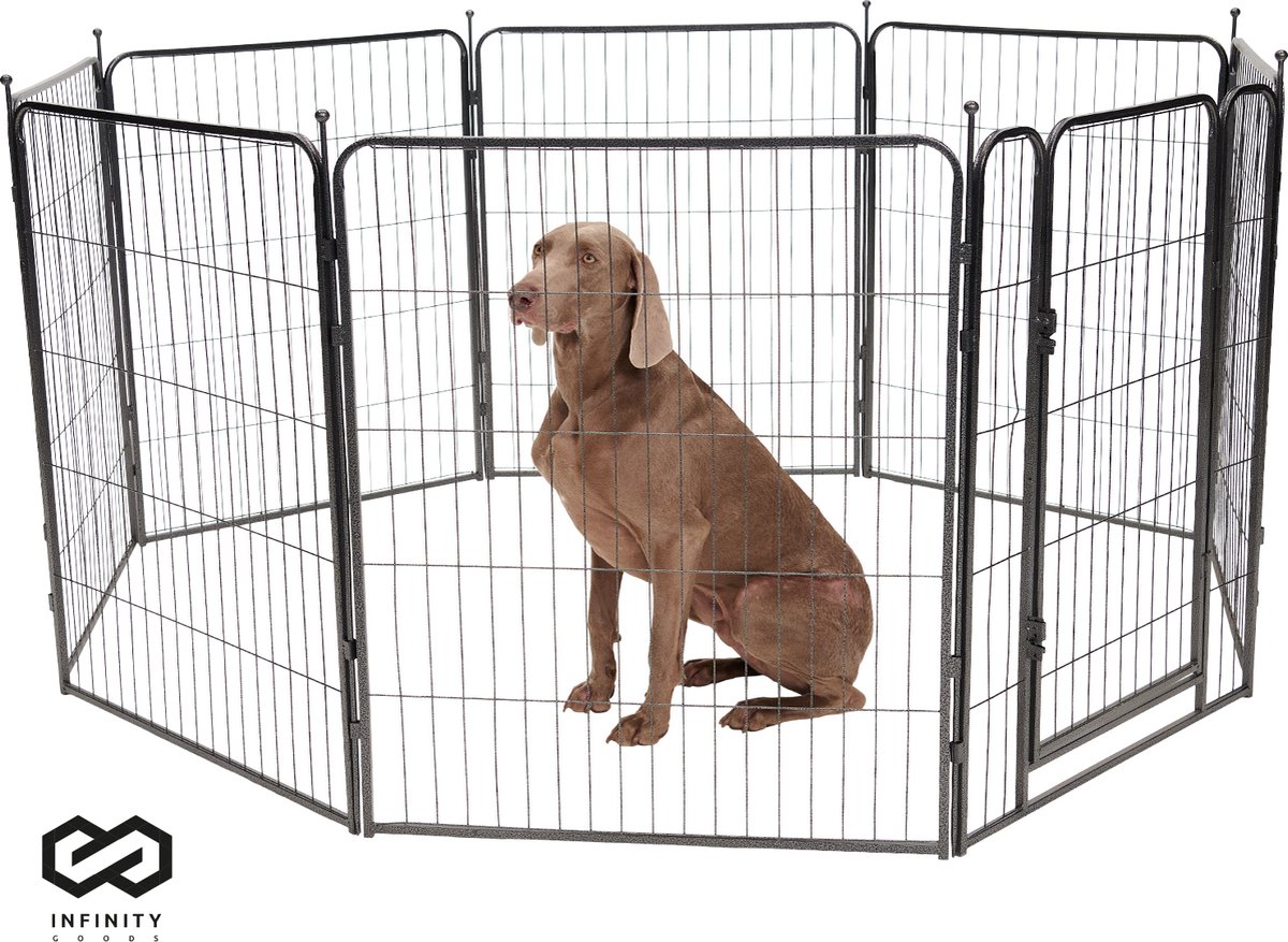 Infinity Goods Hondenren - Puppyren - 8 Panelen - 80 x 80 CM - 640 CM ...