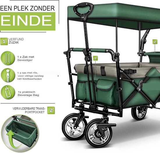 Velox Tuinkar - Bolderkar Kinderenvervoer | bol