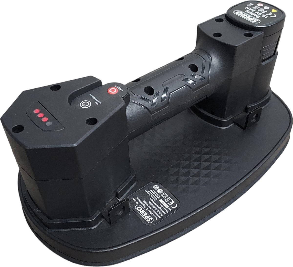 Ventouse sous vide Glas et carrelage à batterie 300 mm 16,8 V DELUXE ...