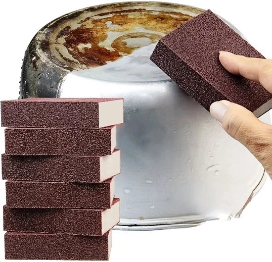 Magische Keuken Spons Set van 5 met Houder – Roest verwijderaar – Spons ...