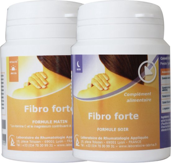 Fibro Forte - Fibromyalgie - Duo-Pack voor 60 dagen - met ochtend en ...