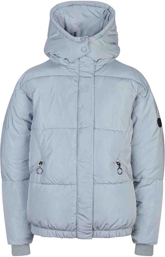 Meisjes winterjas puffer kort - Zee groen | bol