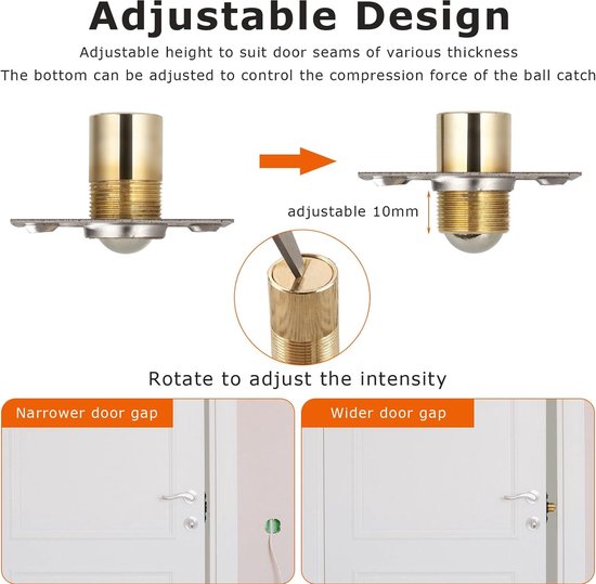 Meubelslot - Kastslot-Drukslot- Deurslot - Slot - Deursnapper ...