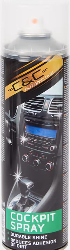 C&C Cockpit spray - Spray voor het reinigen, beschermen van je auto! | bol