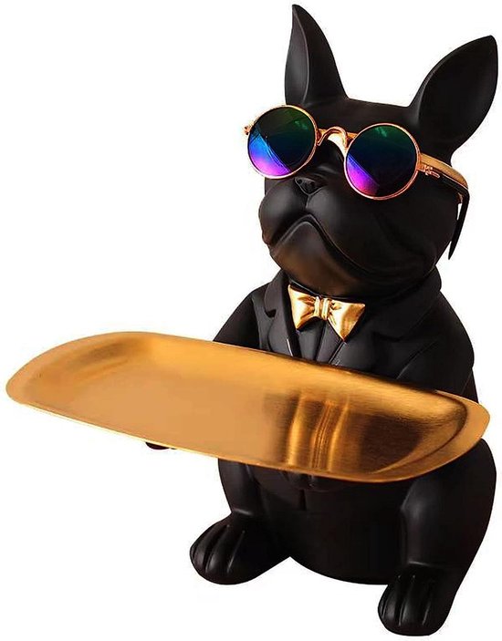 Cool Bulldog-figuurbeeldhouwwerk | bol