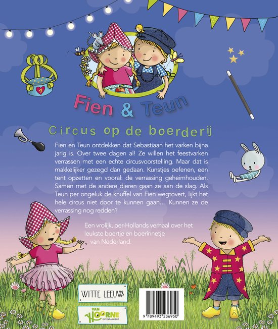 Fien en Teun - Circus op de boerderij, van Hoorne | 9789493236950 | Boeken | bol