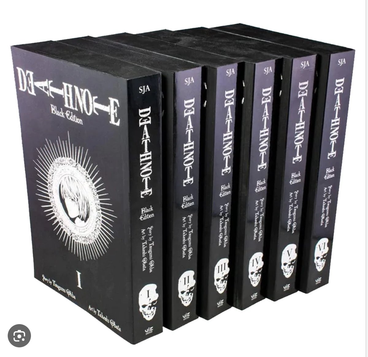 Death Note Black Edition Volume 1,2,3,4,5,6 Collection 6 Books Set by ...