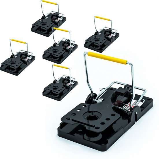 Exett SnapRat Rattenval - Set van 6 Rattenvallen - Rattenklemmen ...