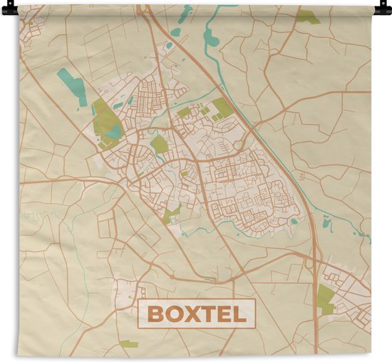 Wandkleed - Wanddoek - Boxtel - Plattegrond - Kaart - Stadskaart ...