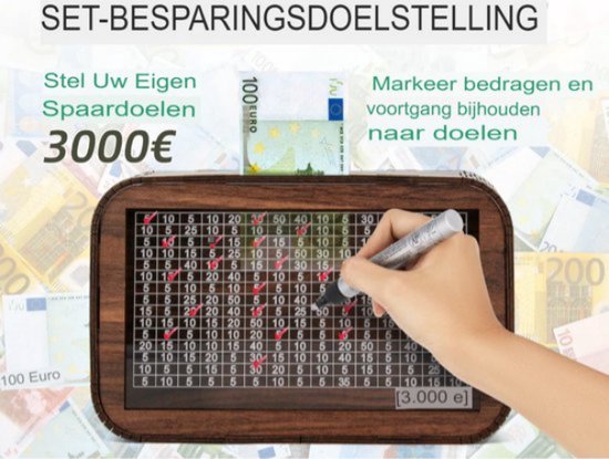 Spaarpot Groot - XXL Spaarpot - Grote Spaarpot Voor Volwassenen | bol