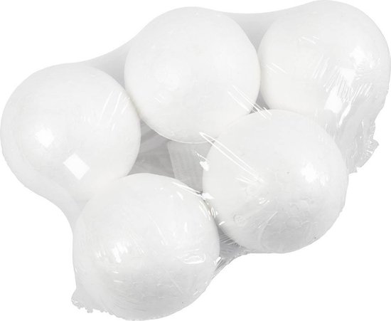 Ballen - Witte Styropor Piepschuim Balletjes - Voor Decoratieve ...