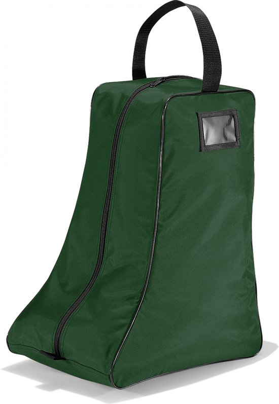Quadra Boots Bag DeLuxe Bottle Green/Black | bol
