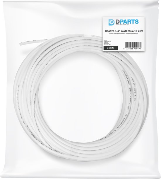 Dparts 20 meter waterslang voor Amerikaanse koelkast - 1/4" - 6mm - 6 ...