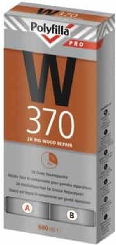 Polyfilla Pro W370 Sneldrogende houtreparatiepasta 2K | bol