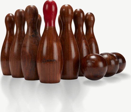 Ubergames - Houten kegel Set - Bowling - Made in India - Eco ...