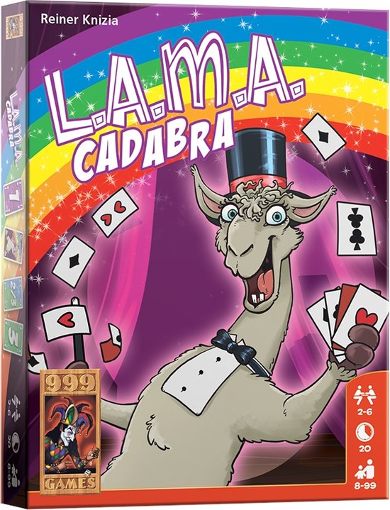 999 Games LAMA Cadabra Kaartspel - Gebaseerd op het populaire LAMA | bol
