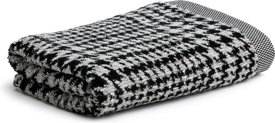Badhanddoek 80 x 150 cm, Patroon, Natuur/Zwart | bol