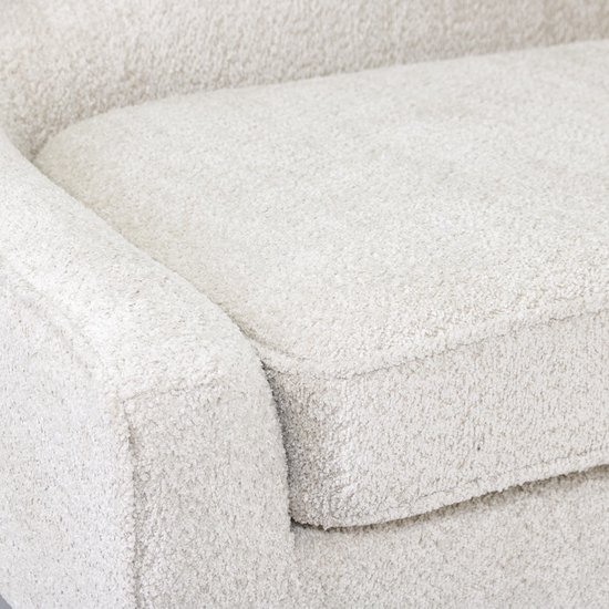 Chaise longue Sonny - divan - lounge bankje teddy wit | bol