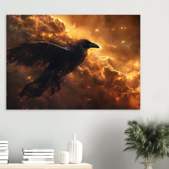 [Two Ravens] Raven Poster, Raaf Kunst, Raaf Muur Decoratie, Raven ...