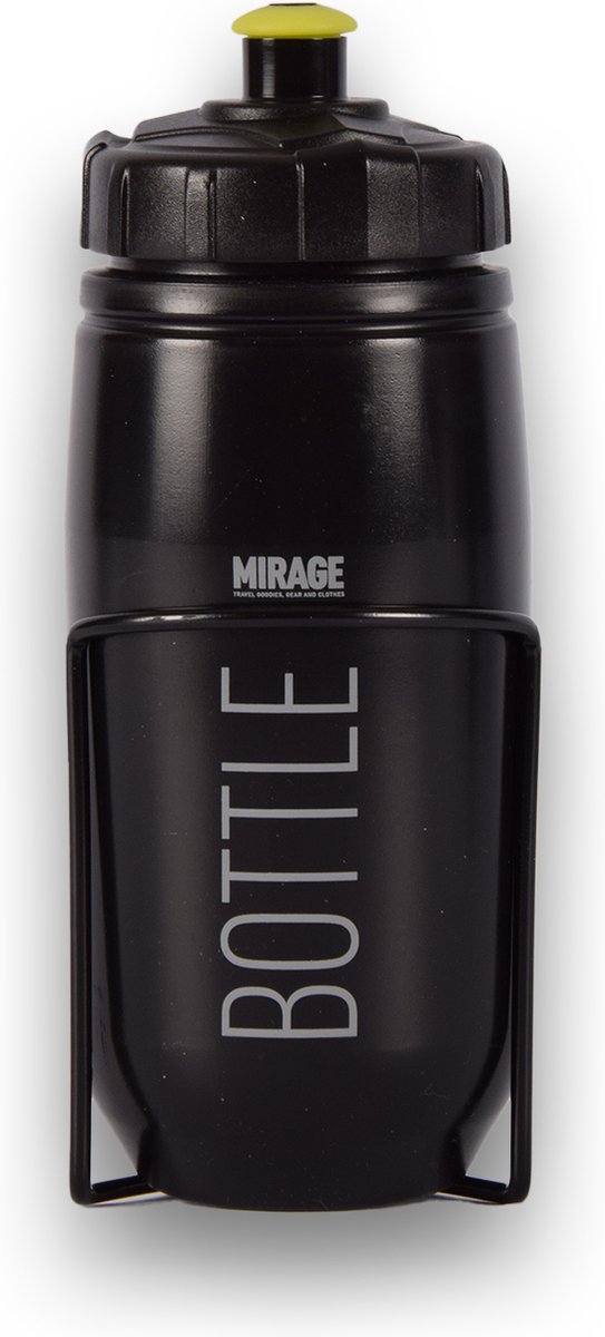 Sportdrankfles - waterfles - Bidon met houder voor je fiets - fiets ...