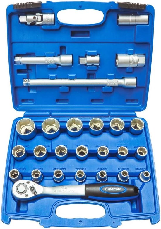 SW-Stahl Dopsleutelset 1/2, 27 - stuks | bol