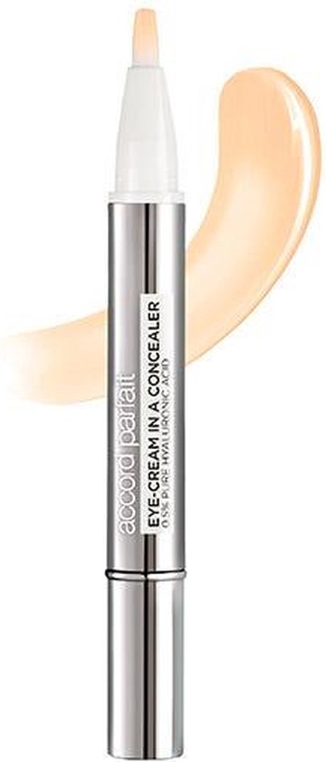 L'oréal Paris Accord Parfait Eye-cream In A Concealer #1-2d-beige Ivore ...