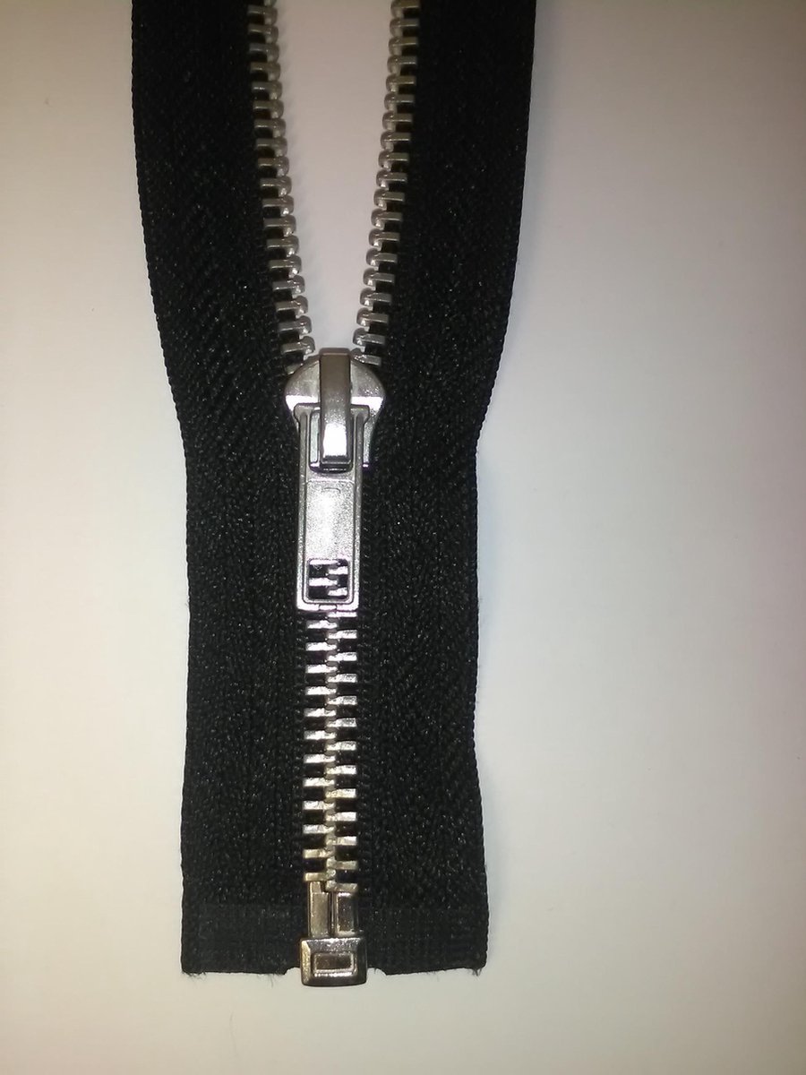 YKK rits deelbaar nikkel 6 mm zwart 70 cm | bol.com