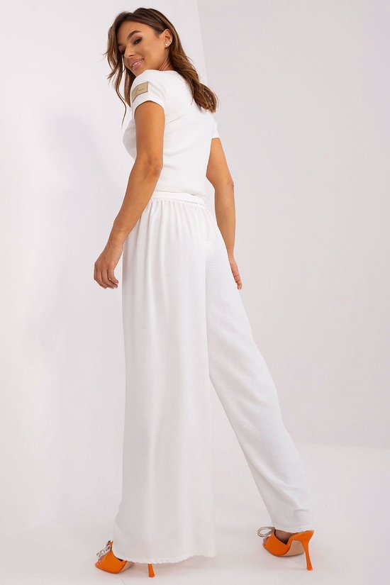 Witte Zomerse Wijde Broek | bol