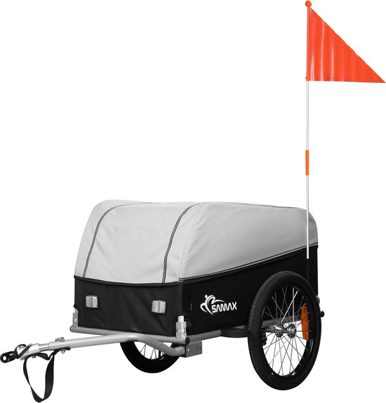 SAMAX Fietskar voor transport 40 kg / 120 liter in blauw ...