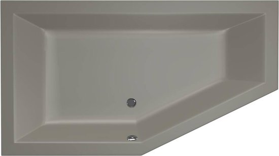 Xenz Society 160 inbouw hoekbad met ligzijde en hoek links 160x90cm ...