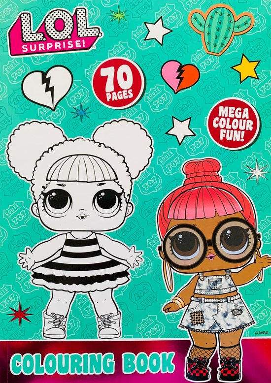 L.O.L. Surprise! kleurboek - LOL SURPRISE - A4 kleurboek - L.O.L ...