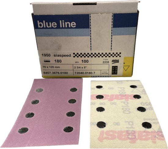 Sia Siaspeed type 1950 - Allround veelzijdig schuurpapier - 70 x 125 mm ...