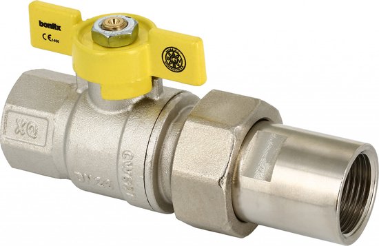 Bonfix Gaskraan voor Belgi - vlindergreep bediening 3/4 - binnendraad x ...