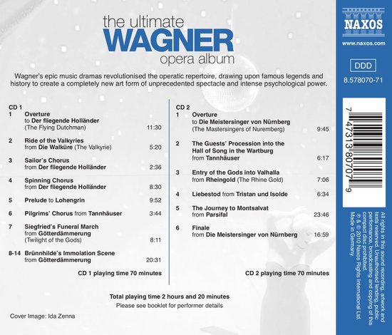 Various Artists - The Ultimate Wagner Opera Album (2 CD), various ...