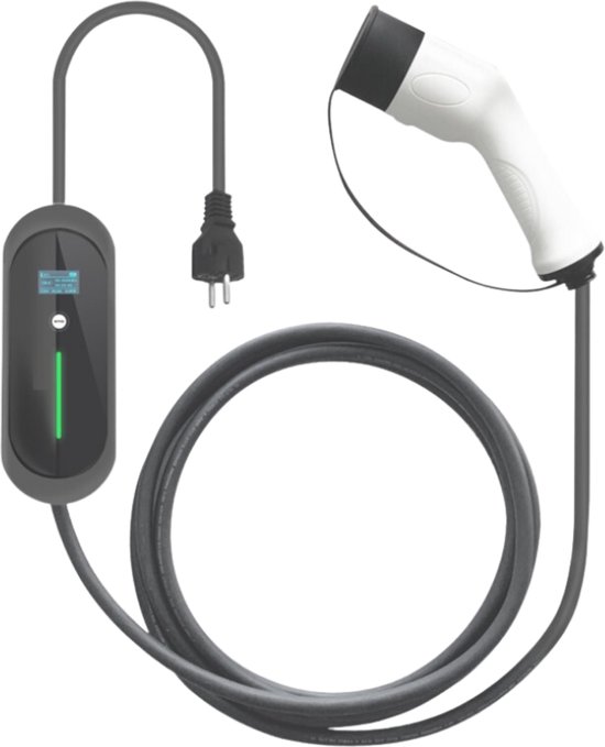 Zencar mobiele lader basic line - Type 2 - 6-16A - thuislader - 5m ...