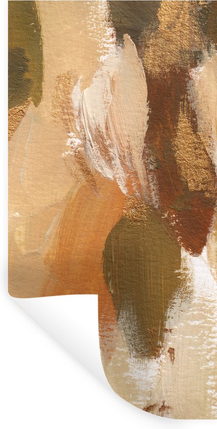 Muurstickers - Sticker Folie - Verf - Oranje - Groen - 20x40 cm ...