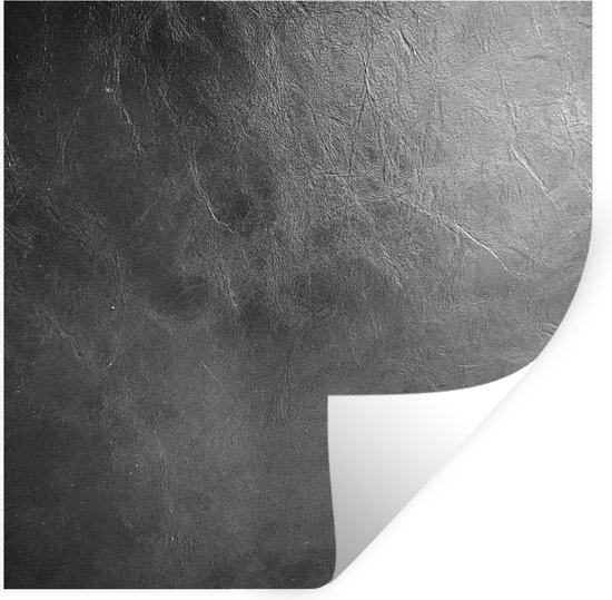 Muurstickers - Sticker Folie - Leer - Lederlook - Industrieel - Grijs ...