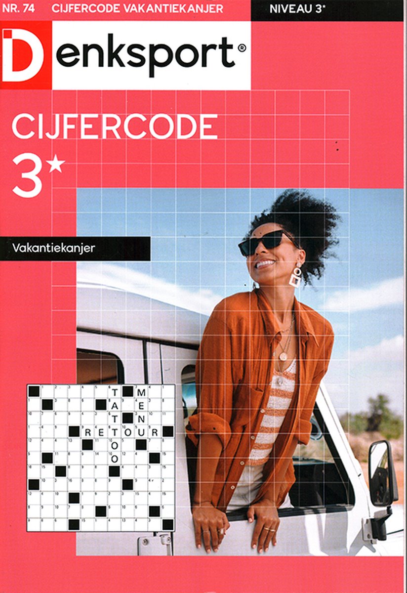 Denksport Cijfercode Vakantiekanjer - 74 2024 | bol