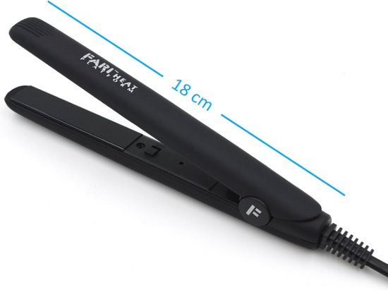 Mini Reis Stijltang - 13mm Plaat - Hairstyler met Antislip - Incl ...