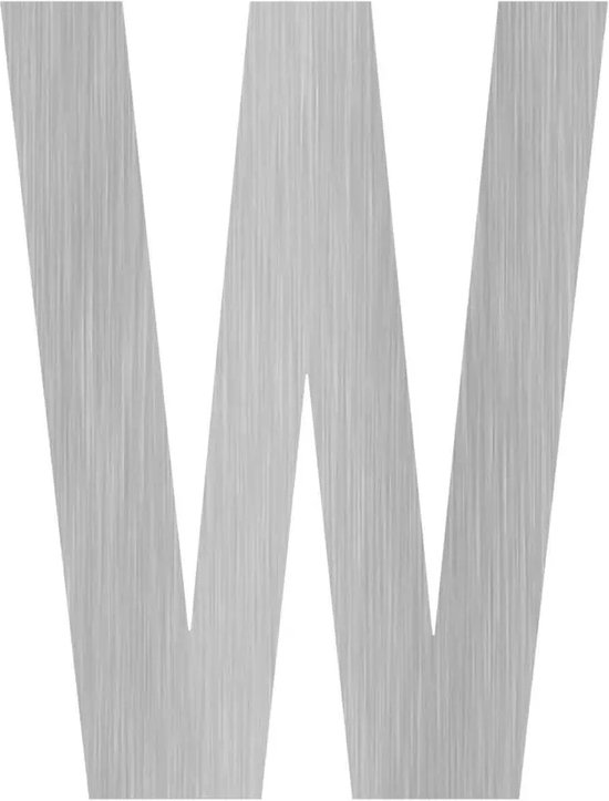 MDF Letter W, creatief, knutselen, deco, 1 stuk, 6mm mdf 37cm | bol