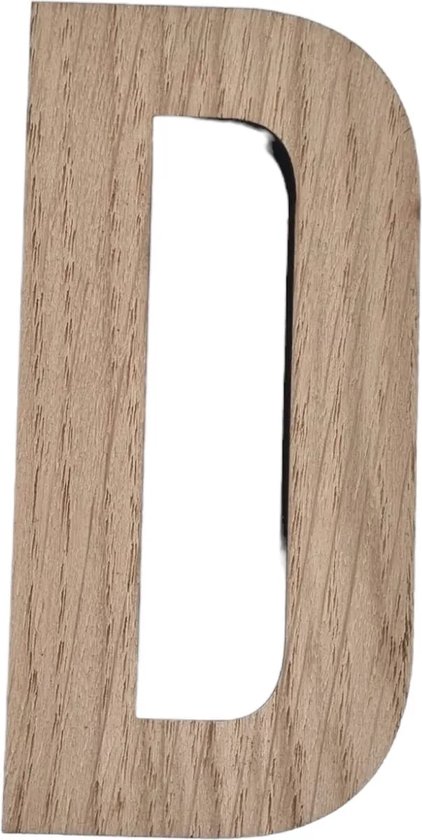 MDF Letter D, creatief, knutselen, deco, 1 stuk, 9mm mdf 37cm | bol